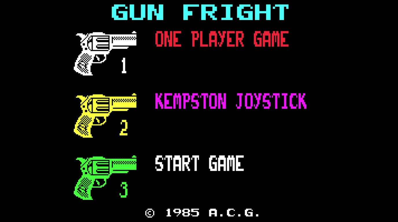 GunFright - Ultimate Play The Game, 1985 - Spectrum for Everyone